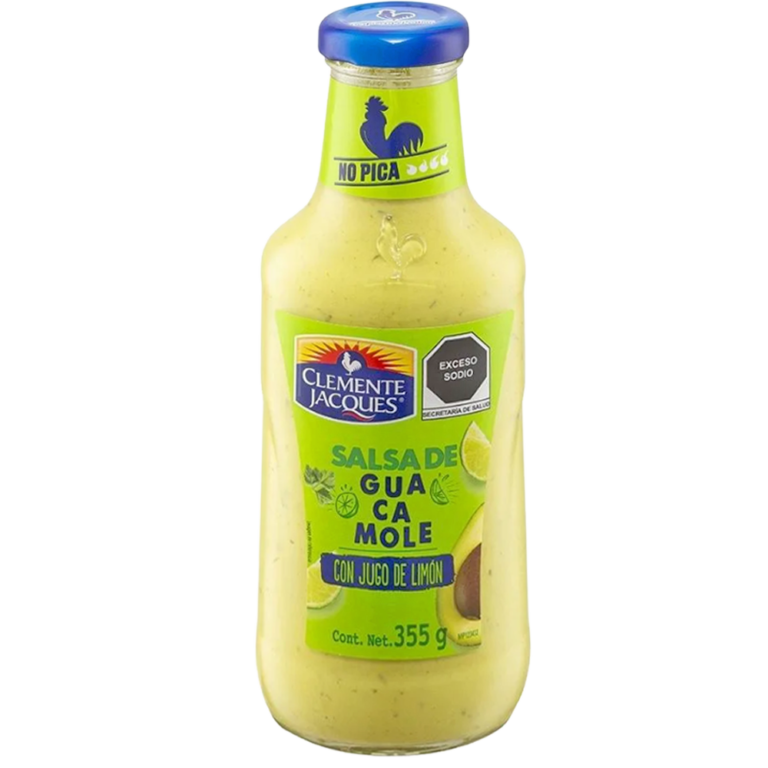 CLEMENTE JACQUES SALSA GUACAMOLE CON JUGO DE LIMON 355G – Alegro Foods ...