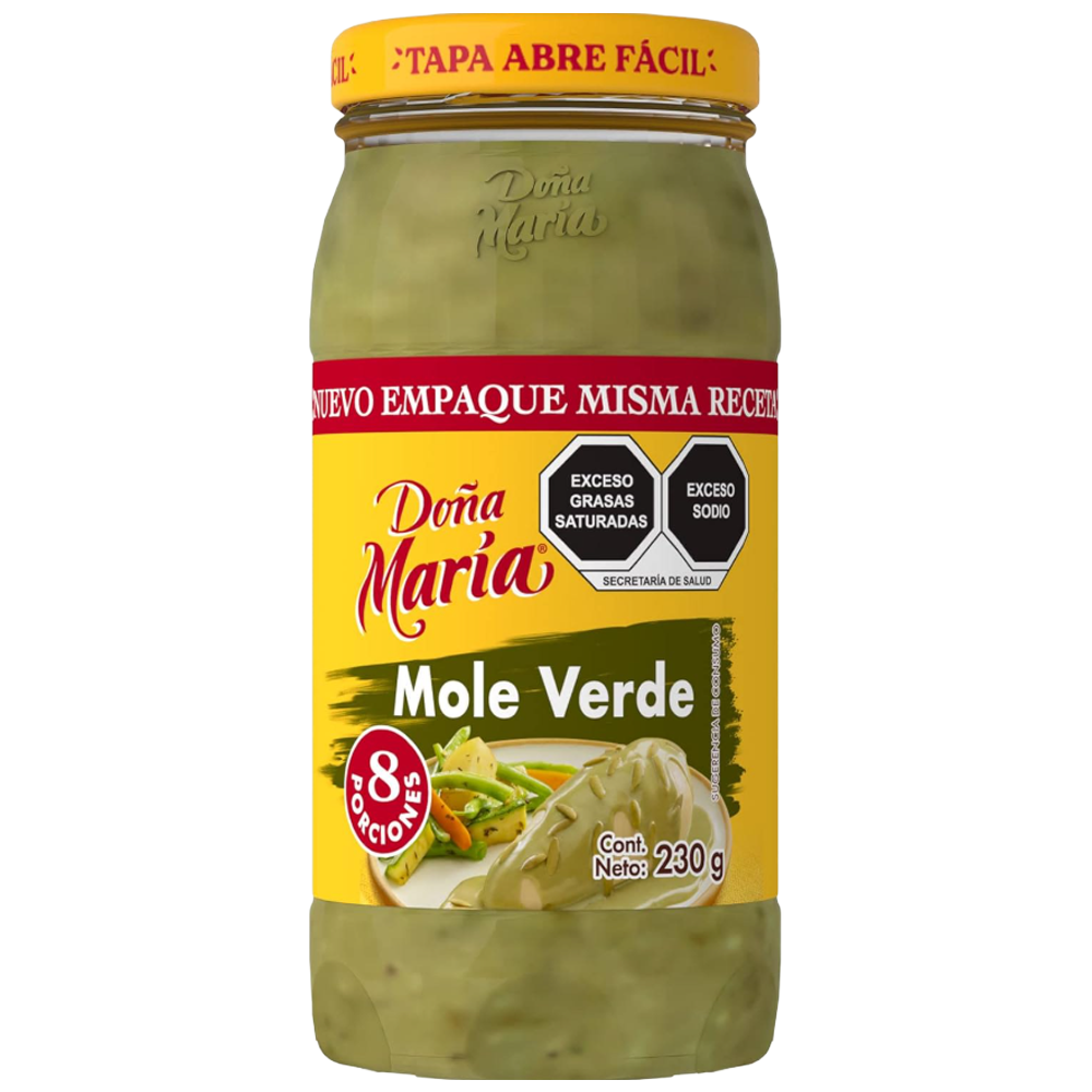 DOÑA MARIA MOLE VERDE 230G – Alegro Foods, Inc. – Distribución de ...
