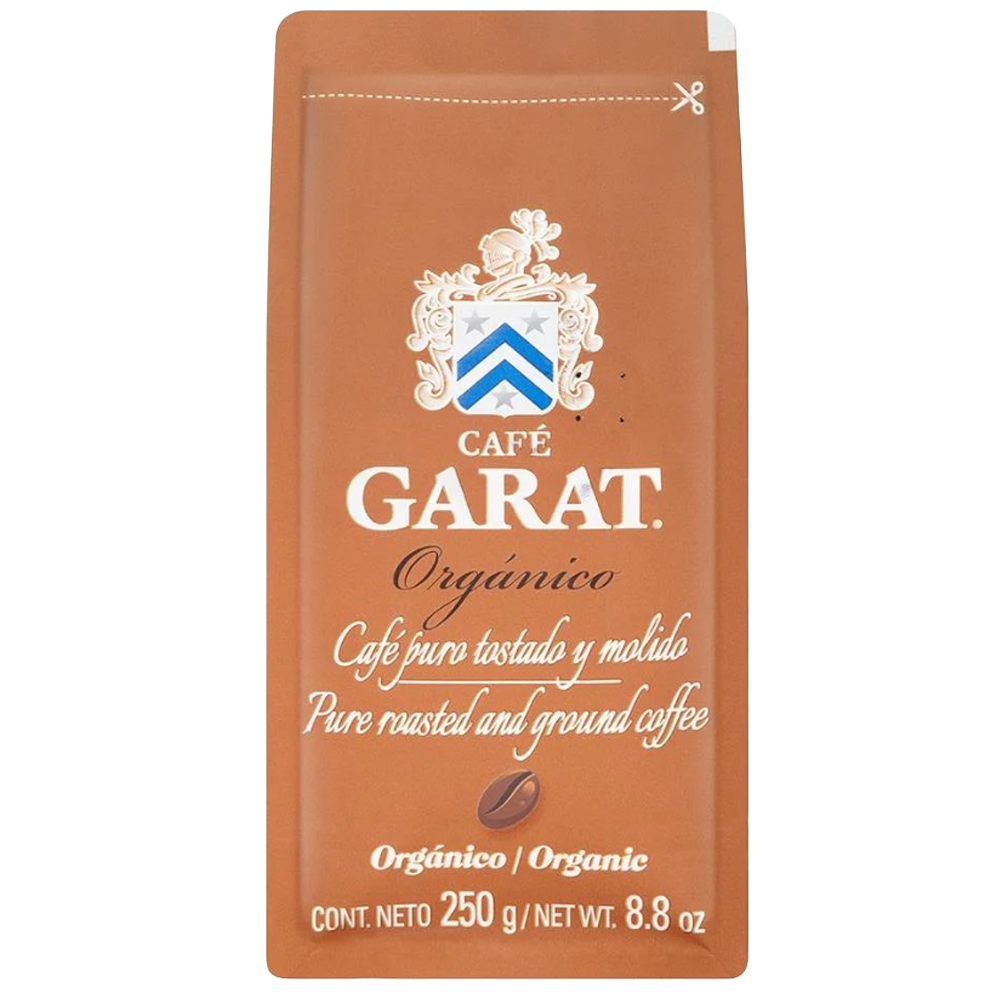 GARAT CAFE ORGANICO CAFE PURO TOSTADO Y MOLIDO – Alegro Foods, Inc ...